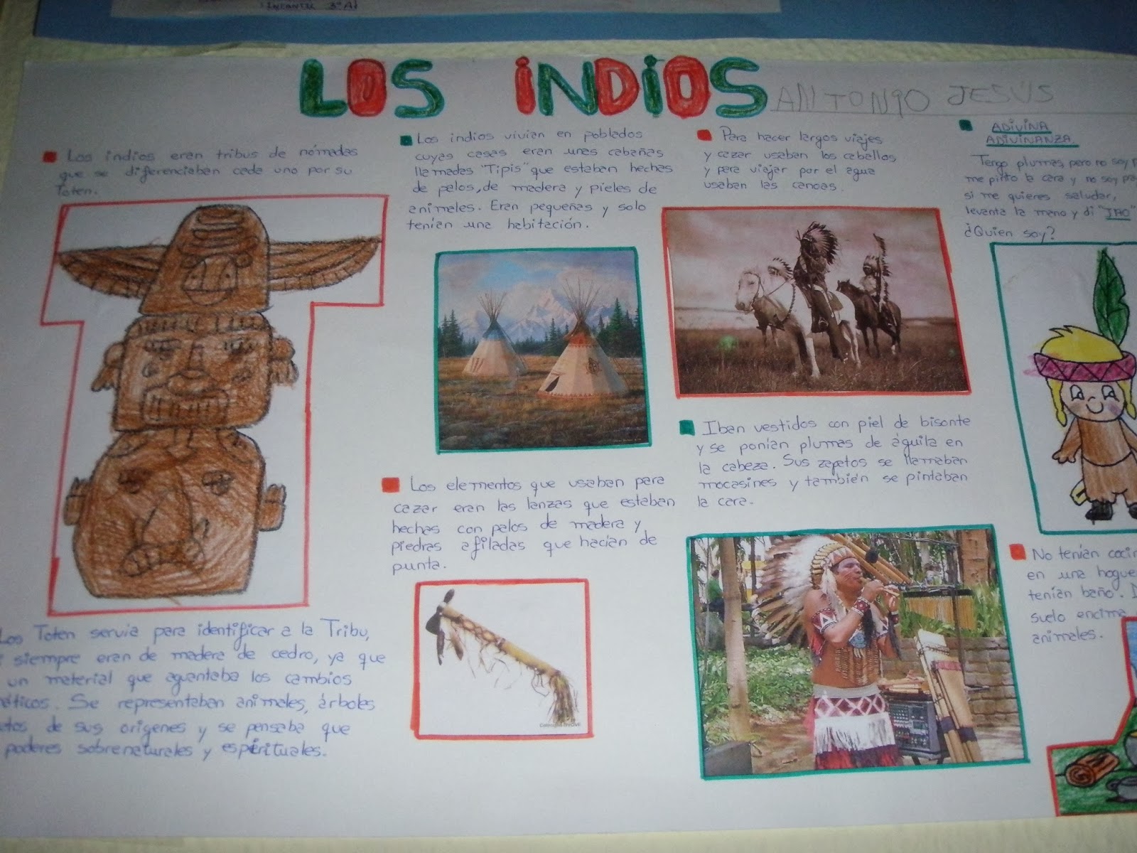 EL BLOG DE MARÍA JOSÉ PÉREZ TRUJILLO : PROYECTO LOS INDIOS