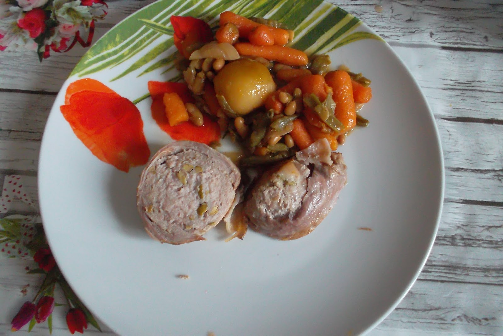 Rôti de Veau farci aux Olives