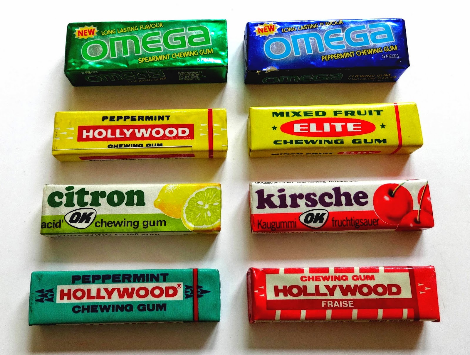 Past Print: Chewing gum and typography