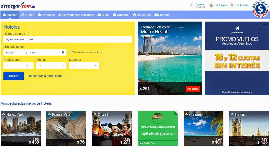 RADAR DE VIAJES: La agencia de viajes online Despegar.com ajusta la ...