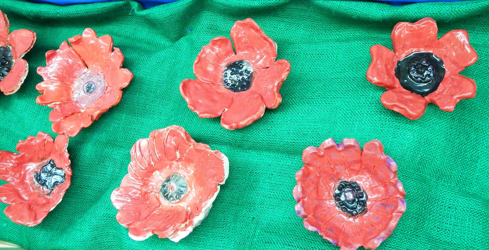 that artist woman: Clay Poppies