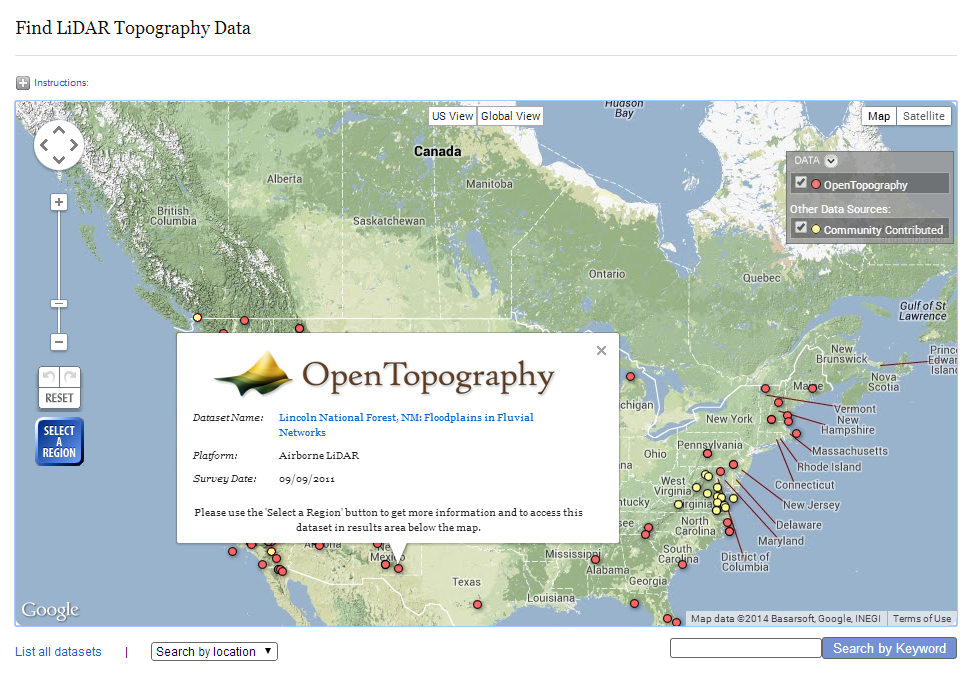 Open Source GIS Blog: Open Topography: A Well-Organized and Feature ...