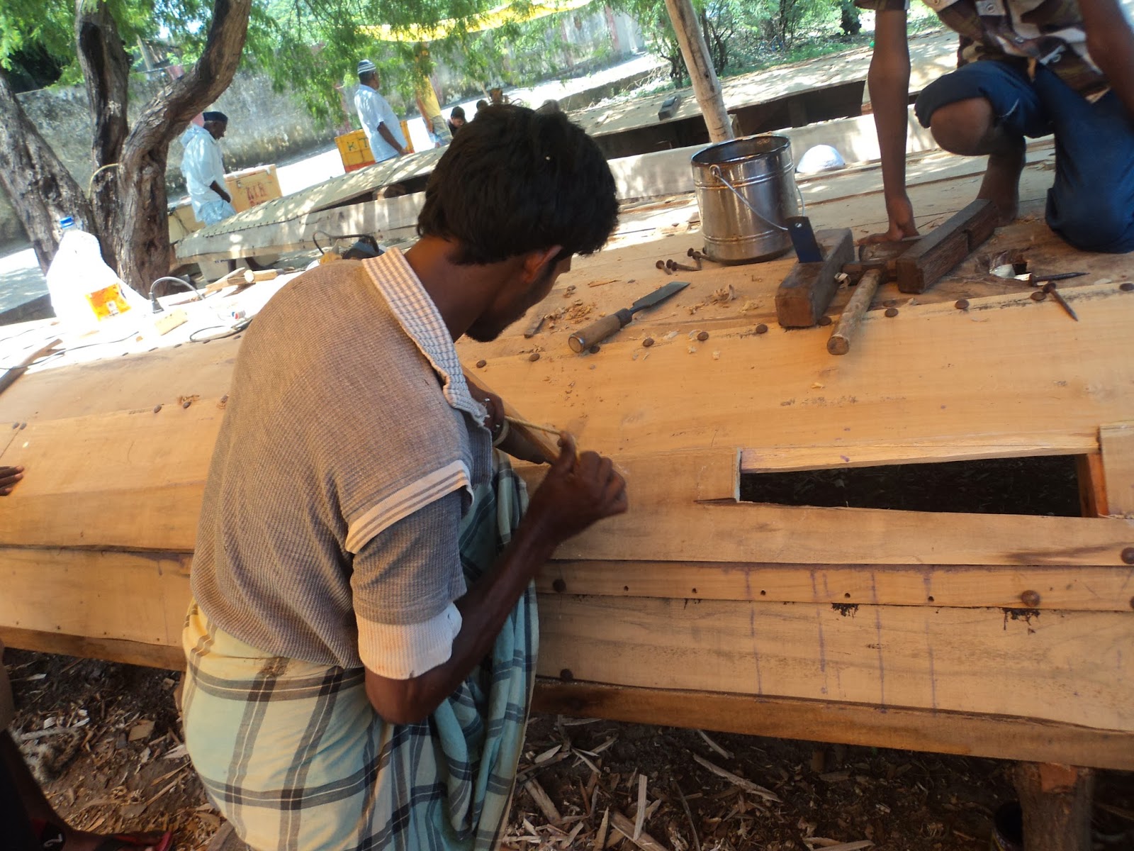 I experienced: Traditional Boat-making (An Art - in the verge of ...