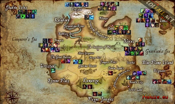 Você conhece o Mapa de Runeterra? | Layout Teste