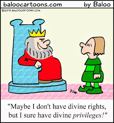 BALOO'S CARTOON BLOG: Divine Rights cartoon