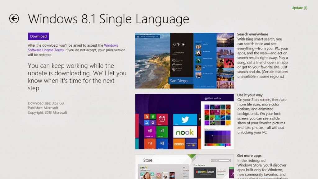 6 Langkah Cara Upgrade ke Windows 8.1 ~ violia sagita blog