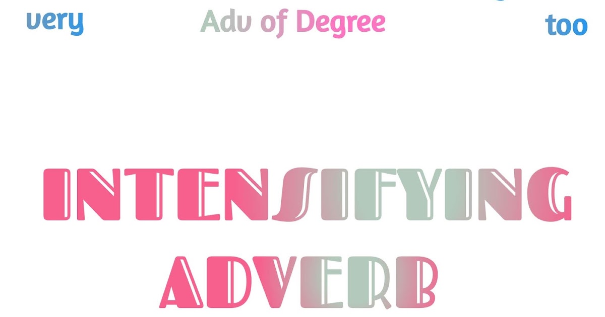 Intensifying Adverb | Arti Macam dan Contoh ~ Dunia Bahasa Inggris