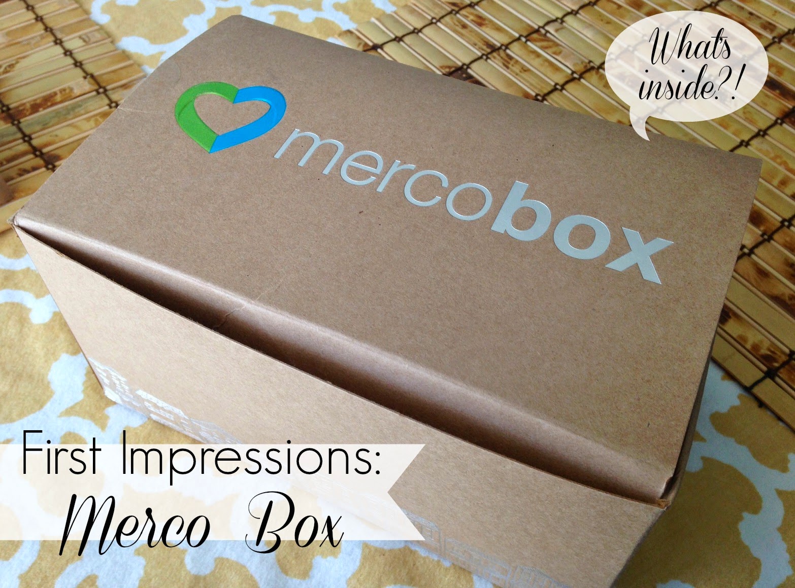 Breezy Days: First Impressions: Merco Box