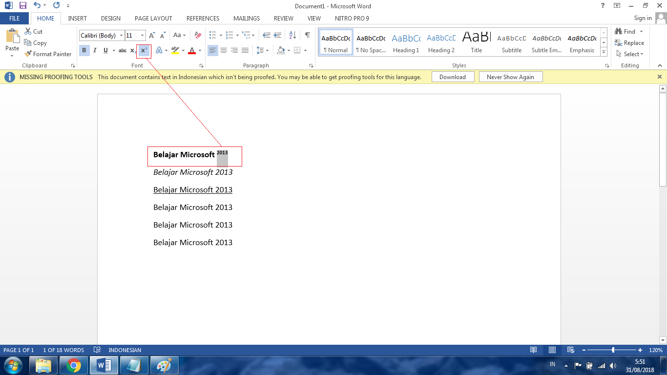 STRIKETHROUGH, SUBSCRIPT DAN SUPERSCRIPT MICROSOFT WORD 2013 - Jagoan ... STRIKETHROUGH, SUBSCRIPT DAN SUPERSCRIPT MICROSOFT WORD 2013 - Jagoan ...