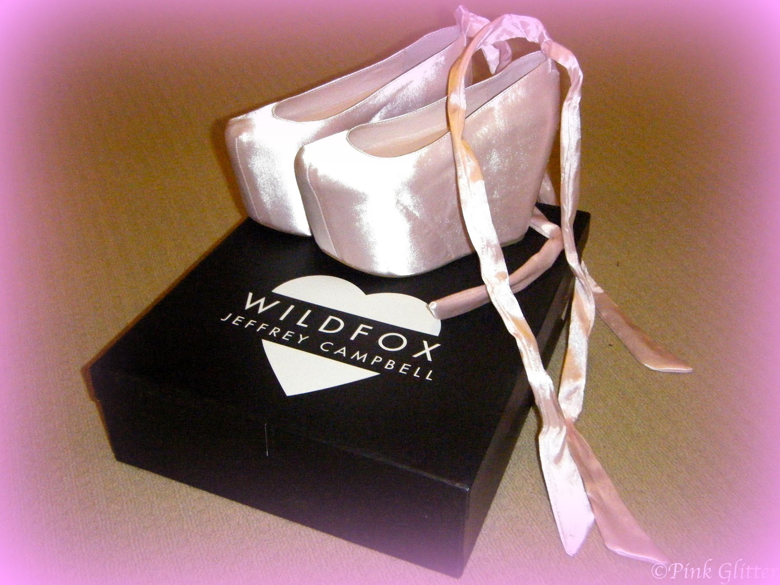 Pink Glitter: Jeffrey Campbell x Wildfox Ballet Platforms
