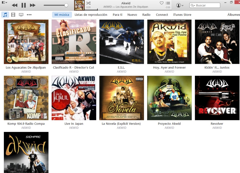 DISCOGRAFIA DE AKWID