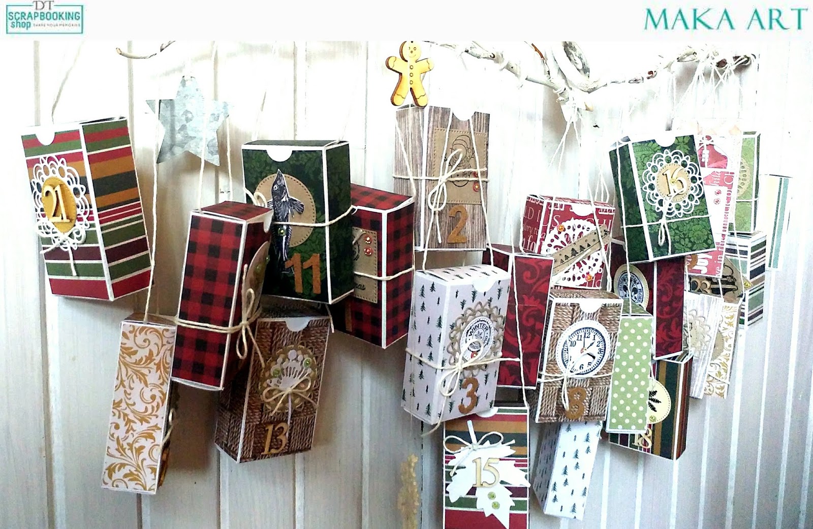 My journey through the mixed media world...: Advent calendar