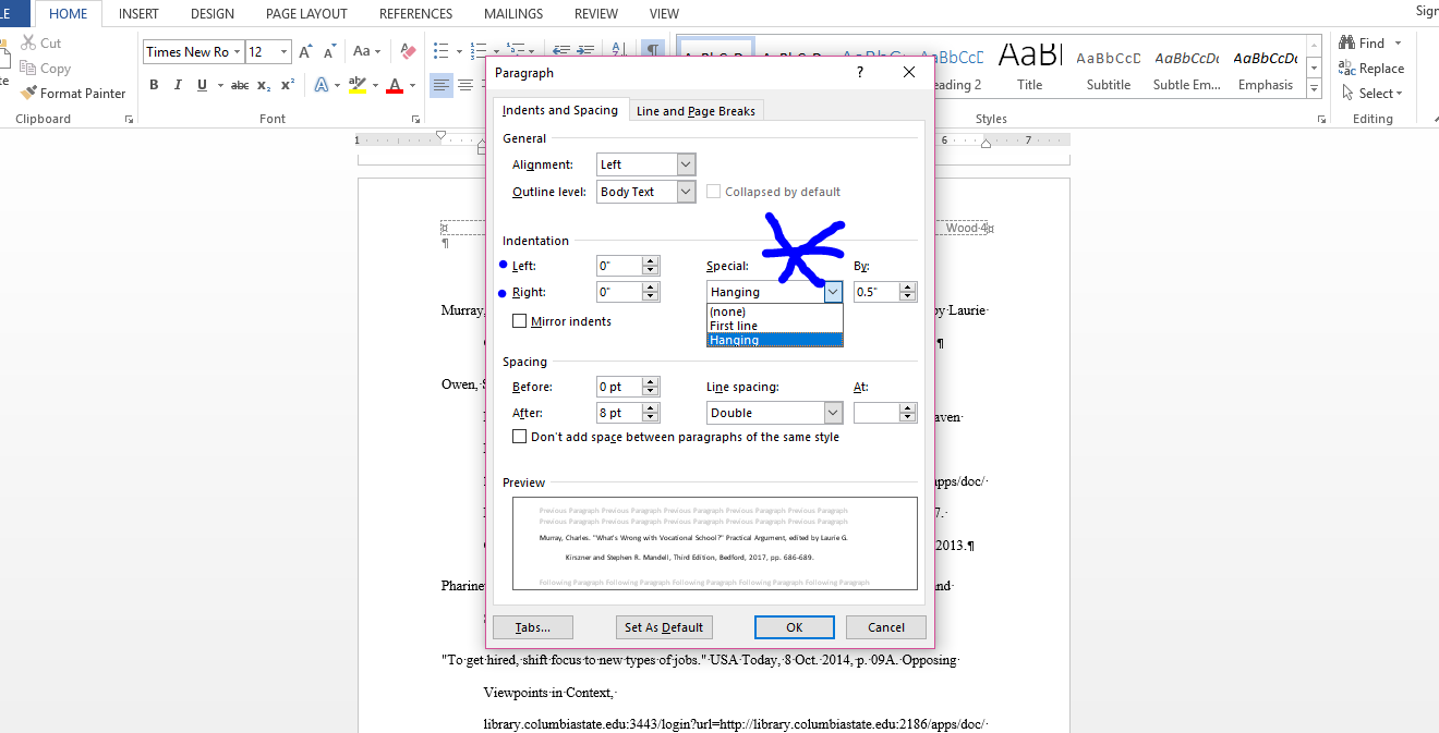 Word Wizard Wishes: How is a Tab Different from a First-Line Indent