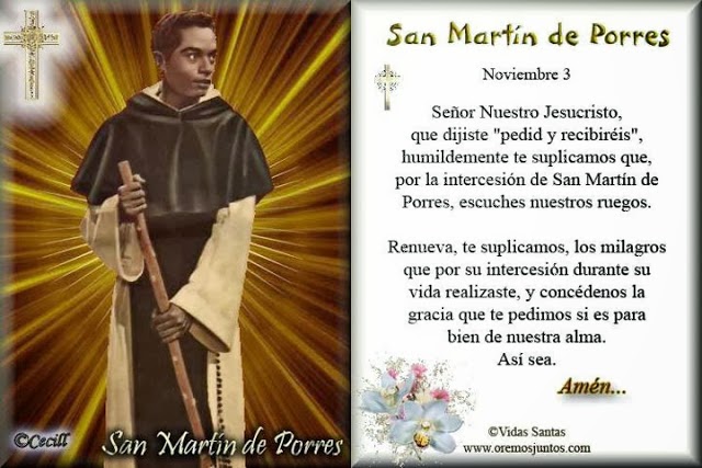 Exciting San Martin De Porres Oraciones Images