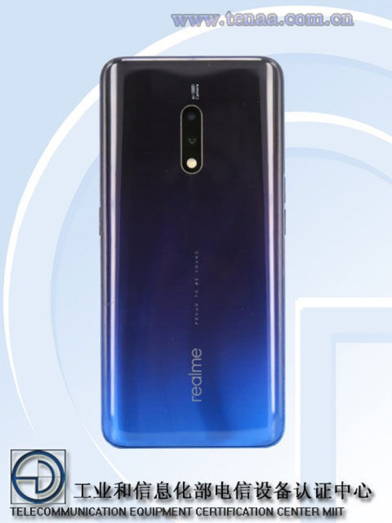 Realme RMX1901 spotted in TENAA with stylish gradient design