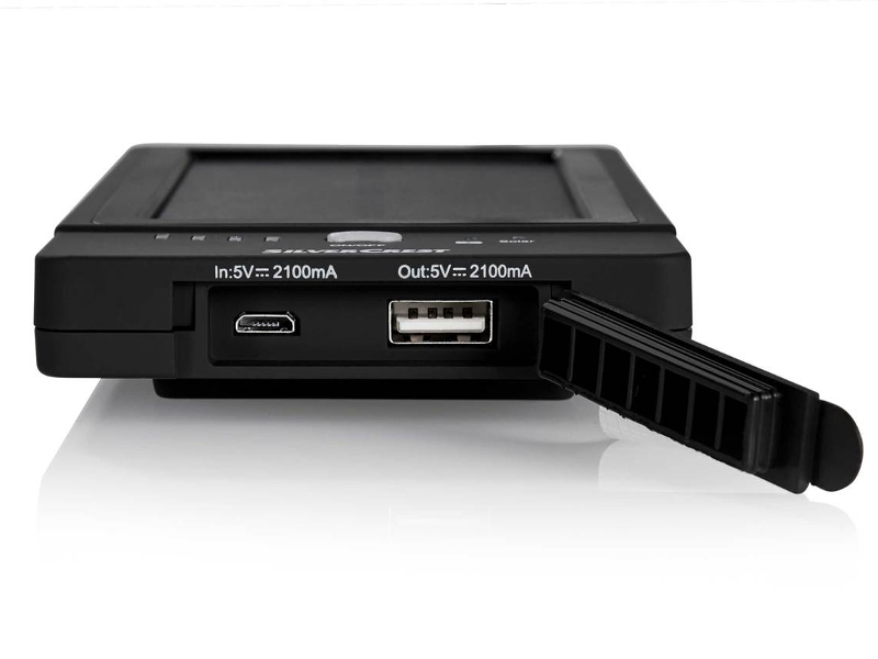 Co w Lidlu: Powerbank 5000 mAh z funkcją ładowania solarnego ...