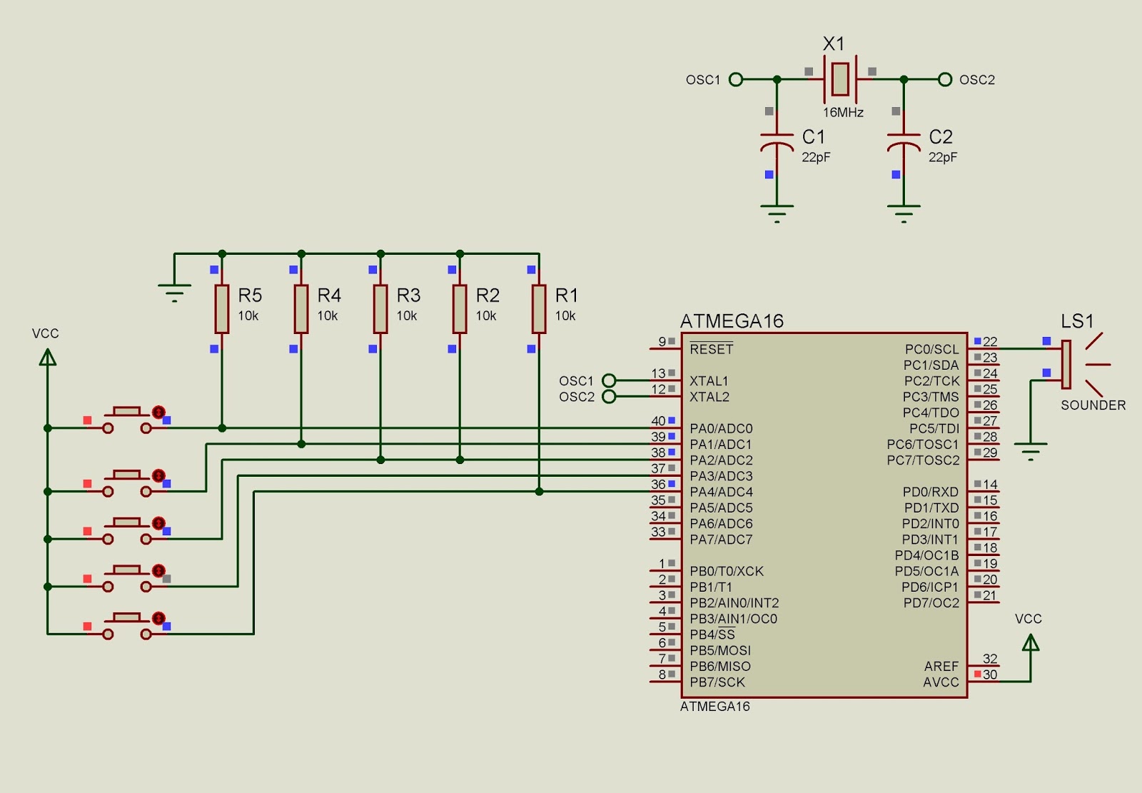 Quester: Simple piezo sound generator using microcontroller
