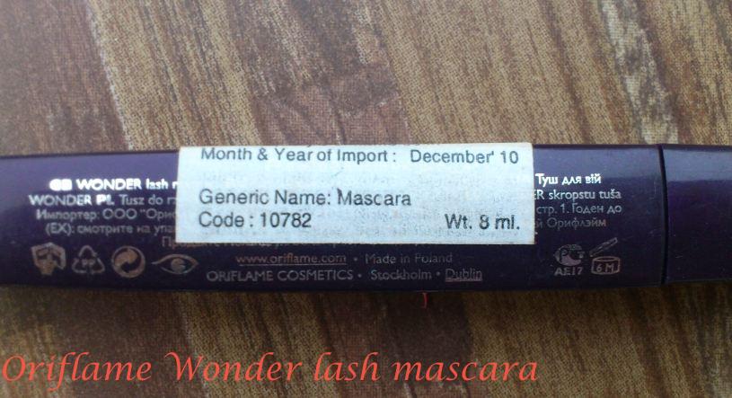 Oriflame Wonder lash mascara review – Harman's Beauty Blog