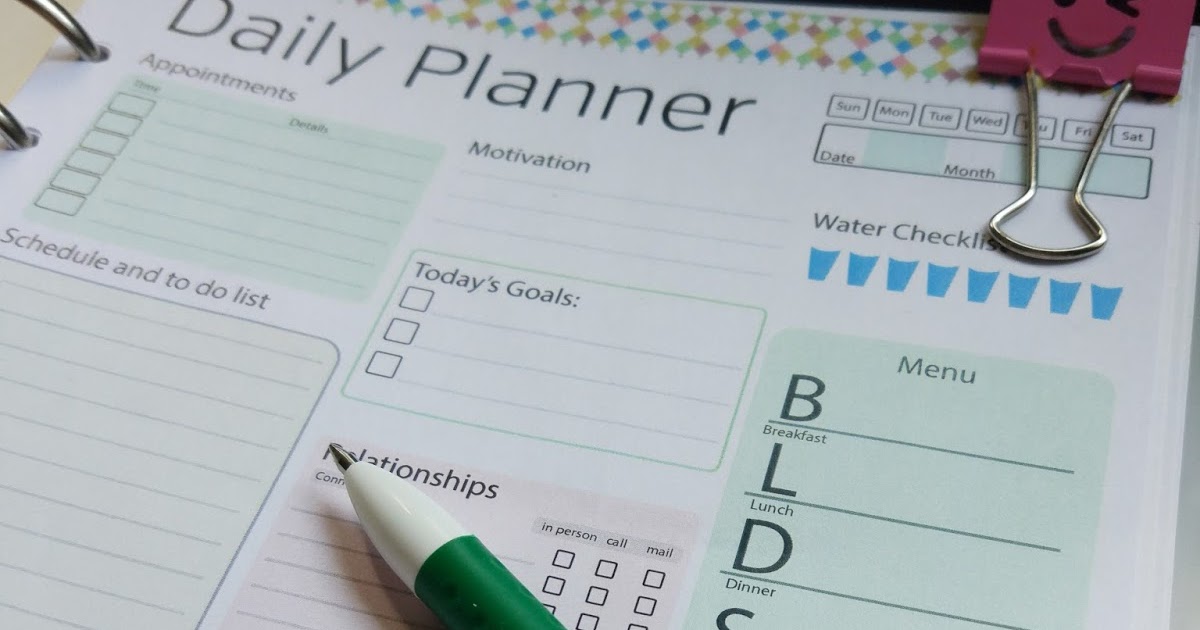Using a Daily Planner