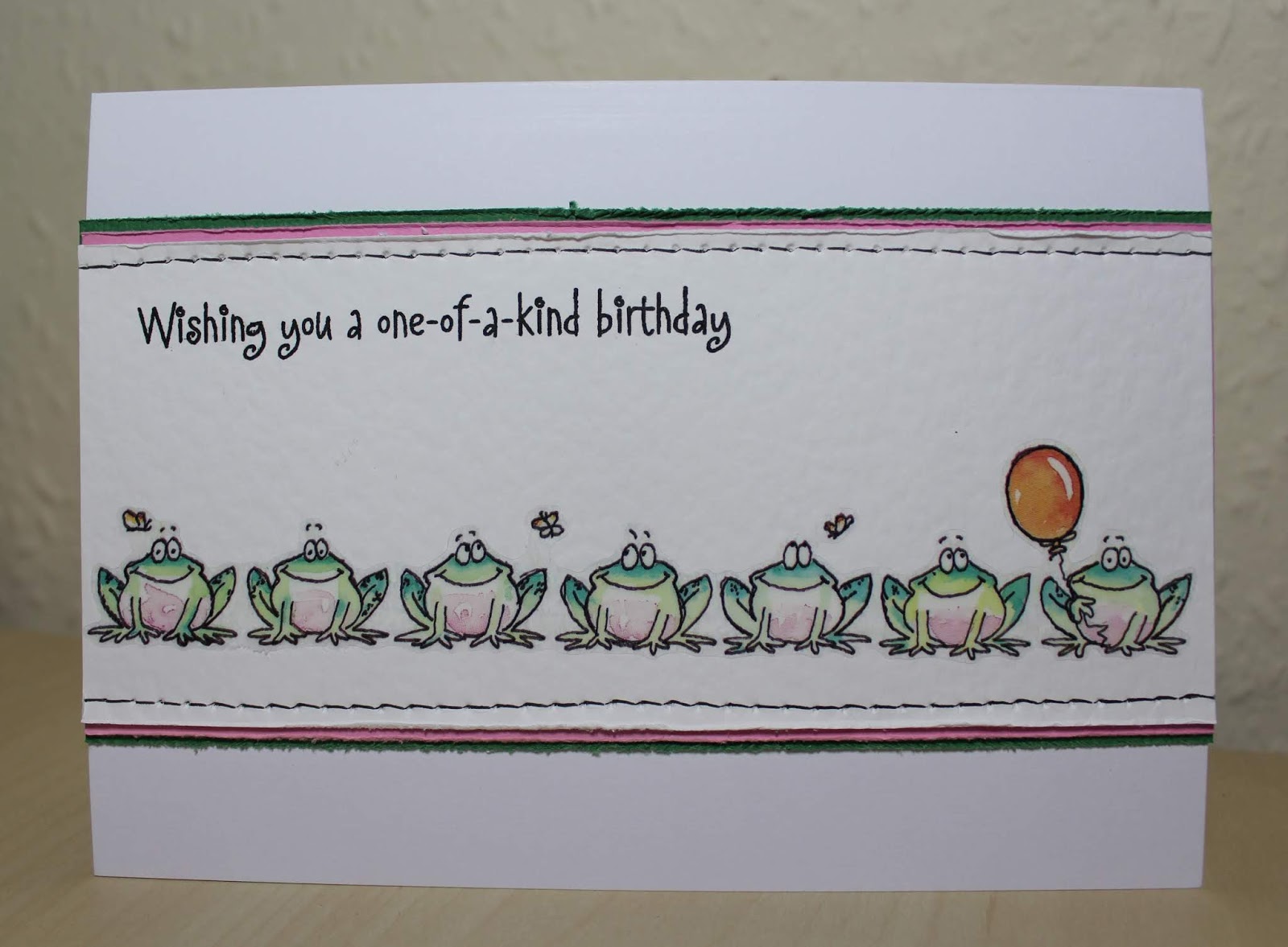 Helen's Craft Haven...: Froggy Birthday