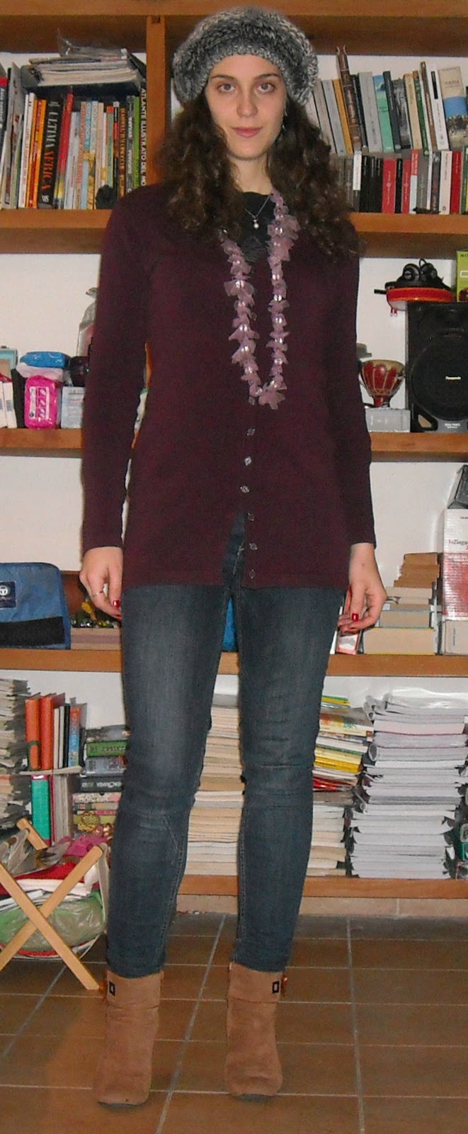 RagazzAcidella : Cozy violet + Come essere chic con un ananas in testa