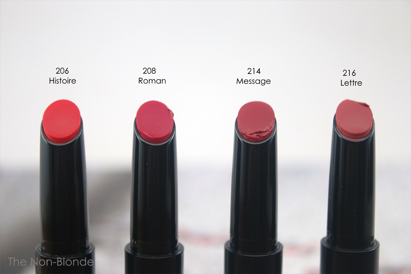 Chanel Rouge Coco Stylo Complete Care Lip Shine 206, 208, 214, 216 ...