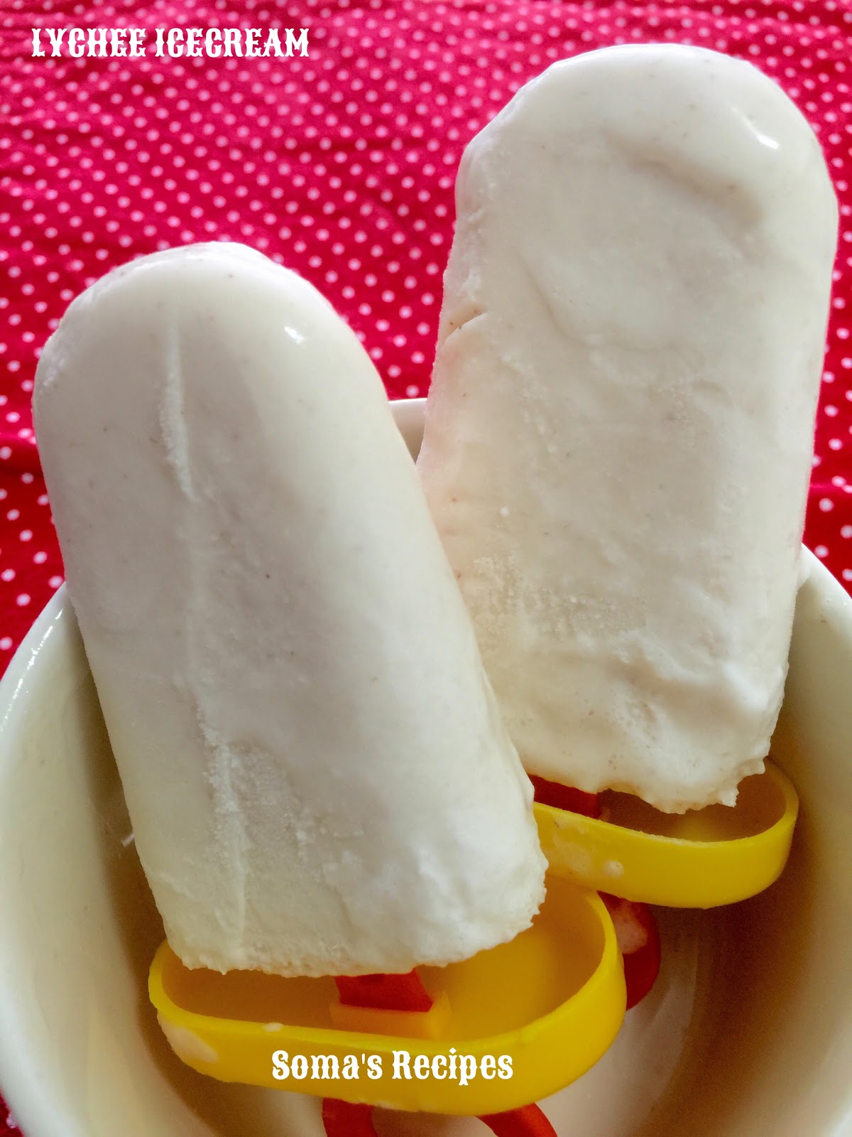 CURRY AND SPICE: LYCHEE ICE-CREAM