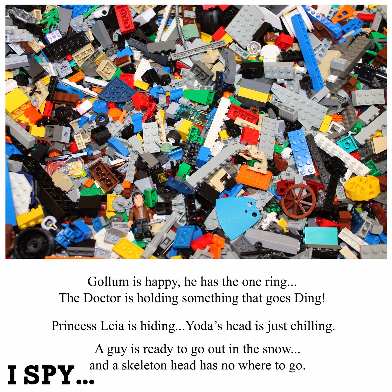 Lego I Spy with my Little Eye Book!