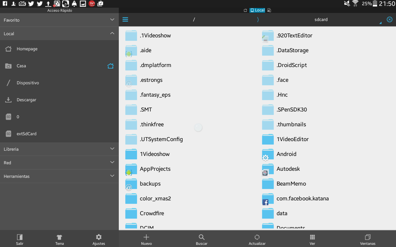 DroidScript uBlog: 920 Text Editor y ES File Explorer herramientas para ...