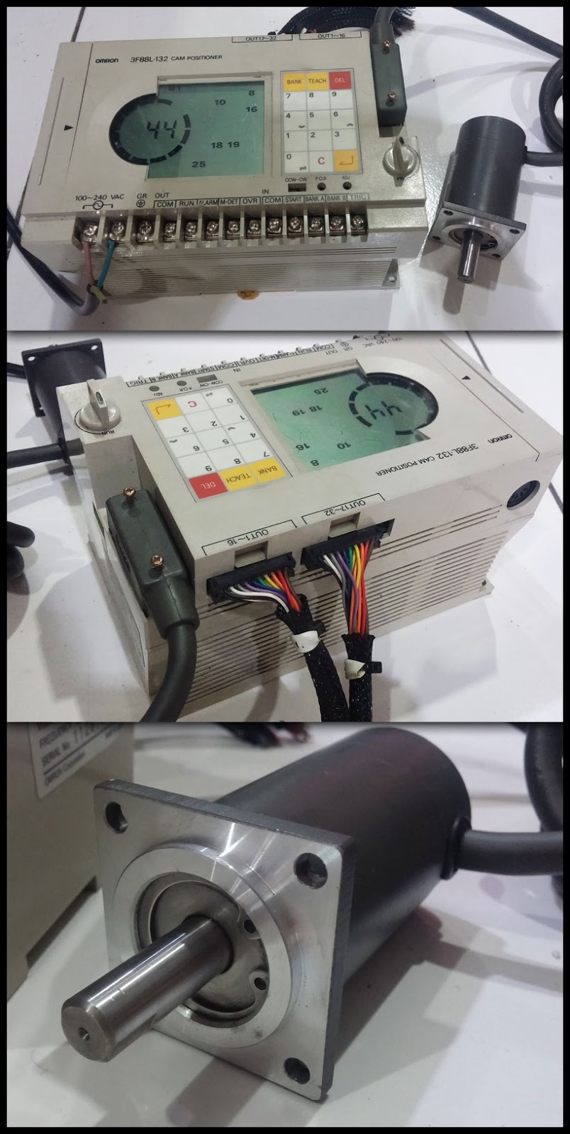 2nd MACHINE: Cam Positioner(3F88L-132)+Resolver(3F88L-RS17), Omron