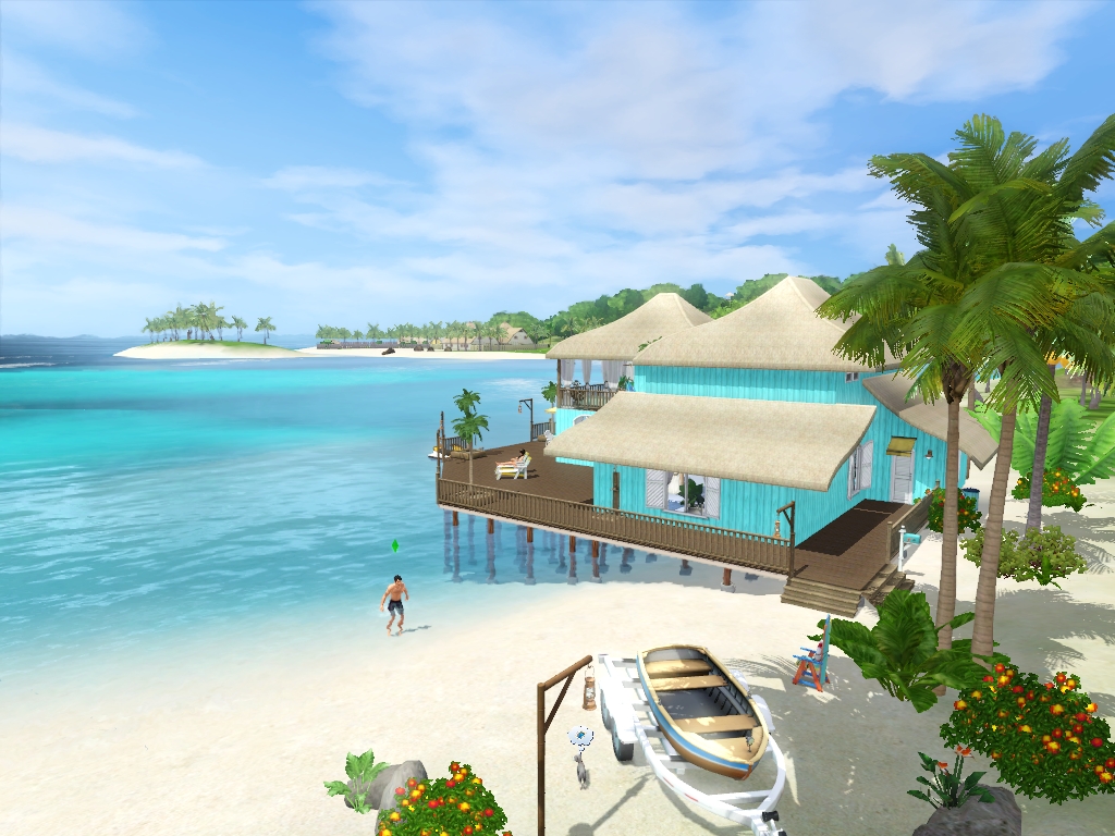 Light Sand - House The Sims 3 - Via Sims