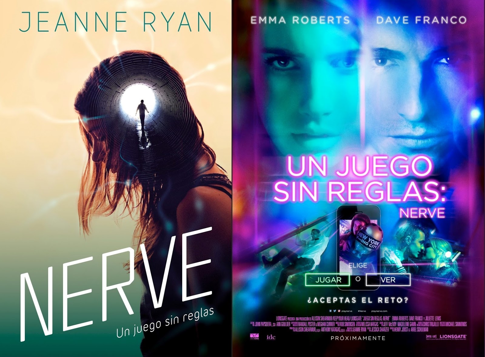 Se habla de libros: 4 Diferencias Nerve. Libro y Película