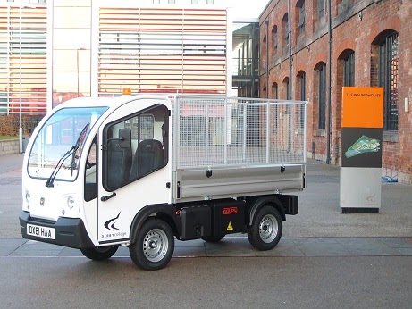 Industrial Cleaning Machines News: Goupil electric utility van for ...