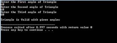 Write a program to check whether a triangle is valid or not, when the ...