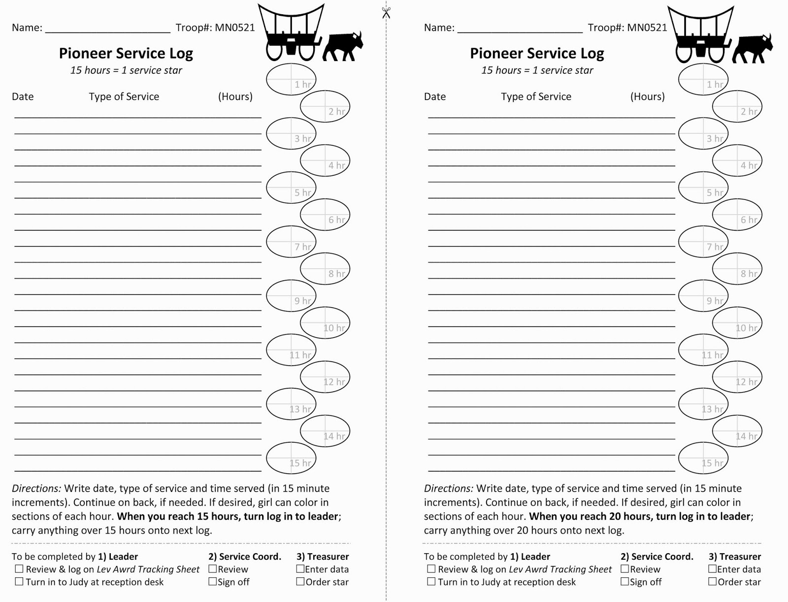 American Heritage Girls 0521: Forms