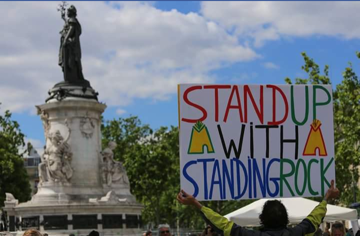 Censored News Photos Standing Rock Water Protectors In Paris