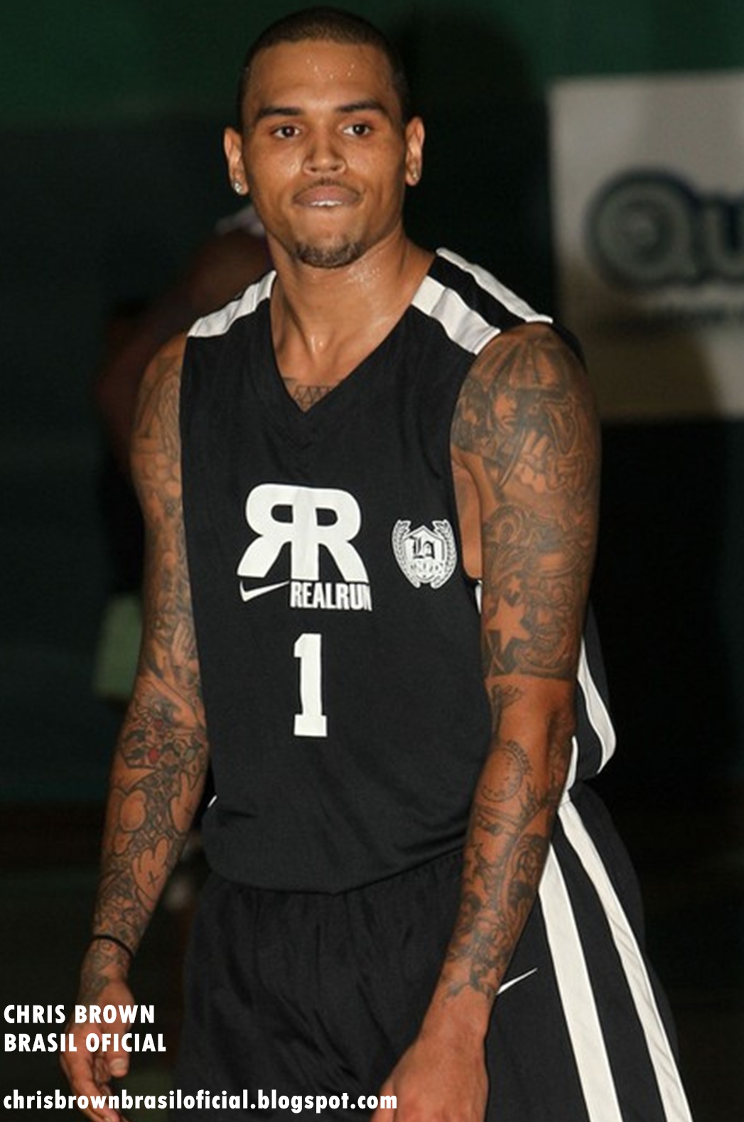 CHRIS BROWN NOW / OFICIAL: Chris Brown em jogo de Basquete (+ Fotos)