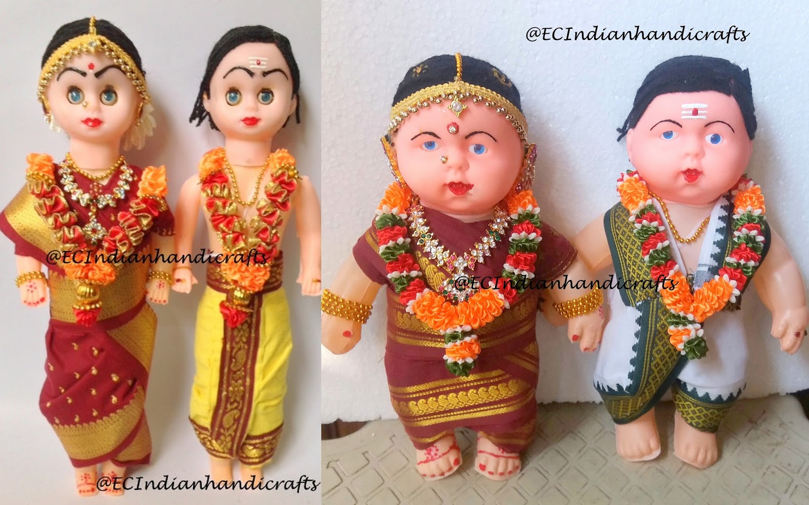 EC Indian Handicrafts' -Marapachi/rubber doll decorations: Decorated ...