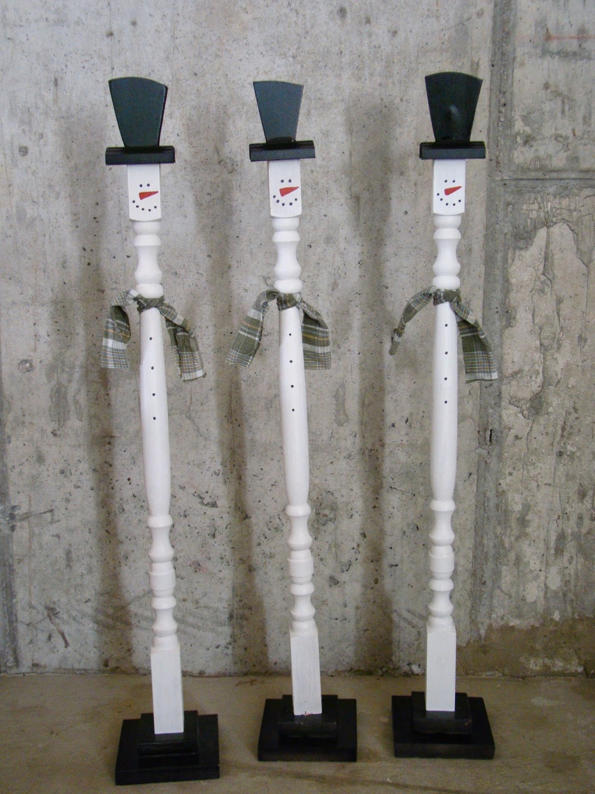 A~F Creations: Spindle Snowmen