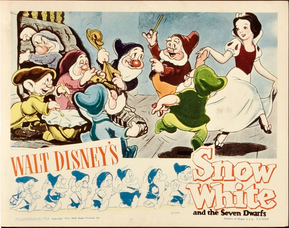 Filmic Light - Snow White Archive: 1944 US Snow White Lobby Cards