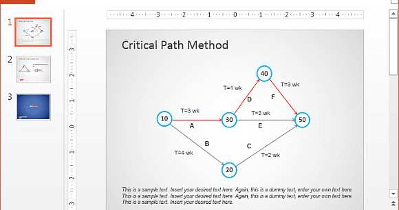 Critical Path Method Templates For Excel