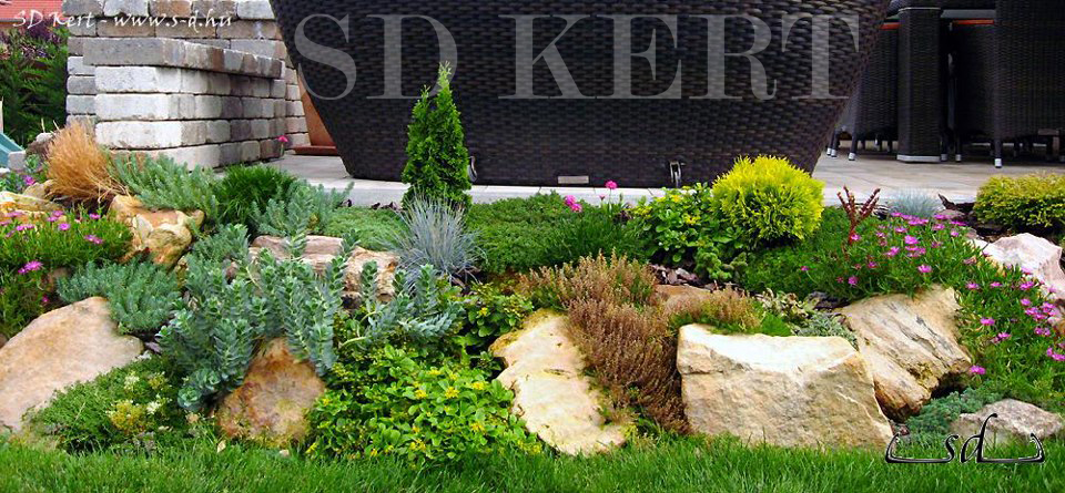 * Csináld magad kertépítés *: Sziklakert építése