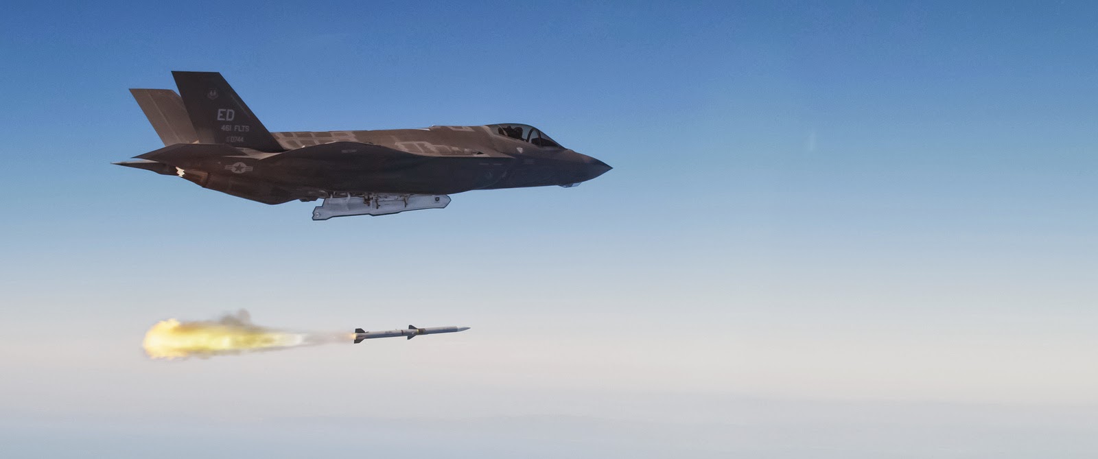 Naval Open Source INTelligence: F-35A conducts first live fire with AMRAAM