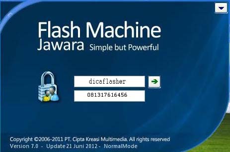 Flash Machine Jawara 7 + KeyGen