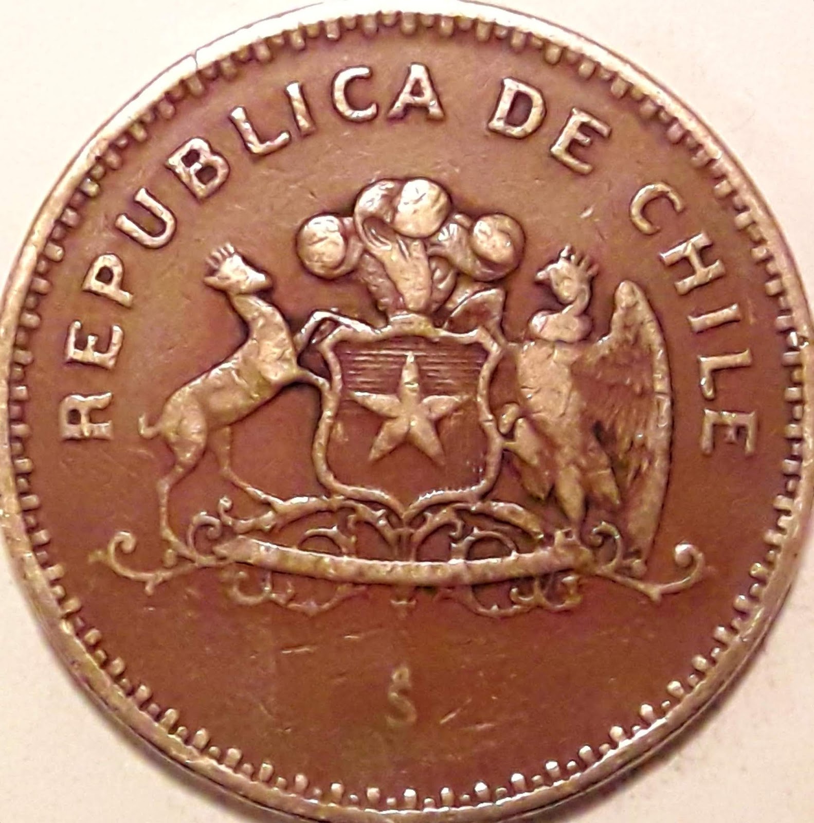 Catalogo Numismatica Chile: Chile KM# 226.2 - 100 Pesos - 1991