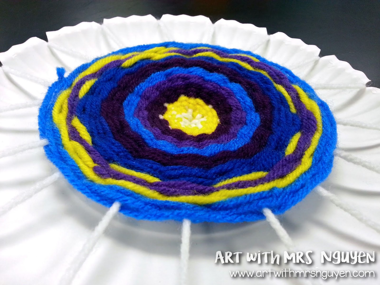 Radial Plate Weaving (3rd) | Art with Mrs. Nguyen