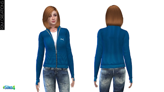 Puma's Hoodie for women - R2M Creations Sims 4