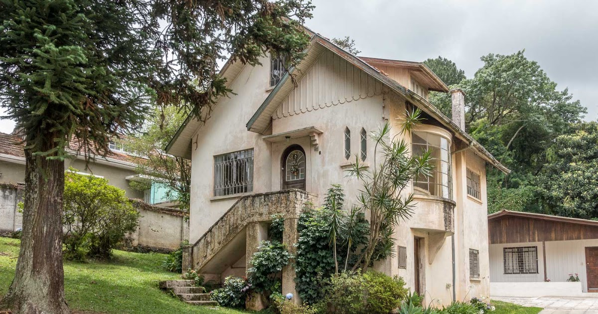 Fotografando Curitiba: Outra bela casa nas Mercês