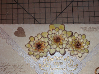 Vesna ustvarja: KUVERTA ZA POROČNO DARILO