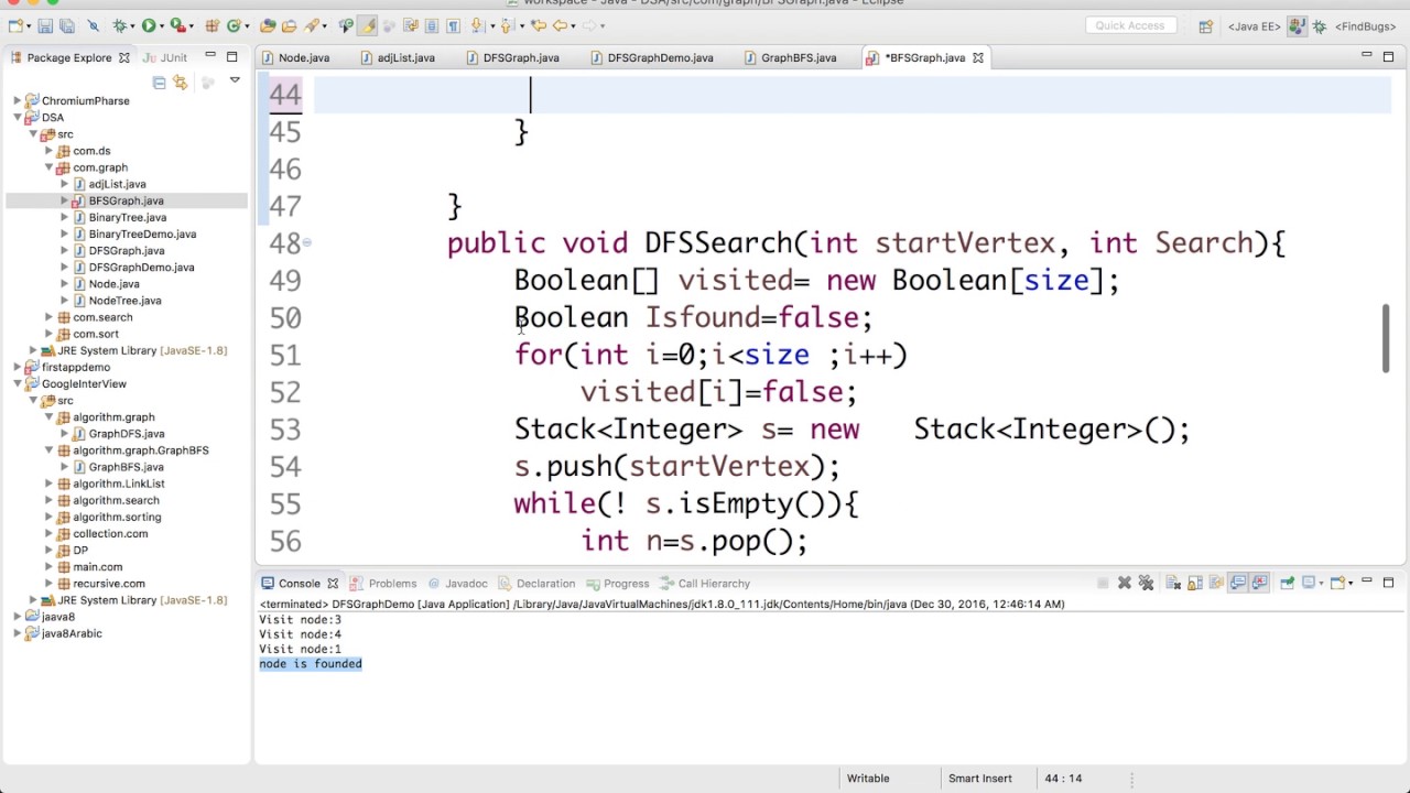 39 Bfs Implementation In Java كورسات بالعربي